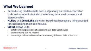 Enabling Scalable Data Science Pipeline with Mlflow at Thermo Fisher Scientific | PPT