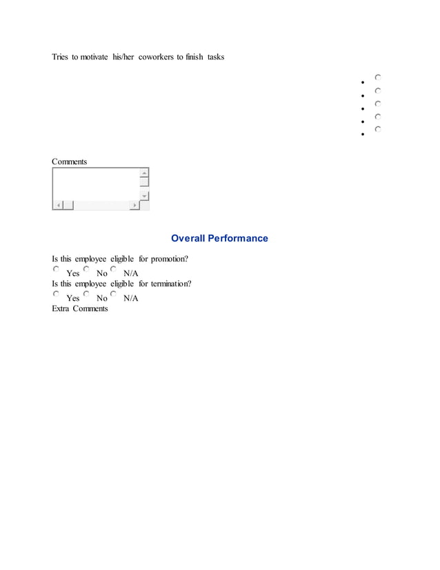Employee Evaluation final | PDF