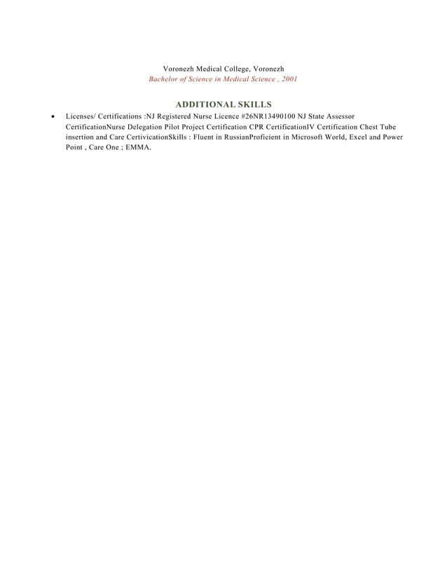 Resume _ Natalya Csatari | DOC