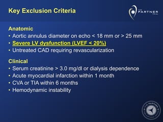 Aortic Valve Stenosis with low EF : TAVR versus Replacement | PPT