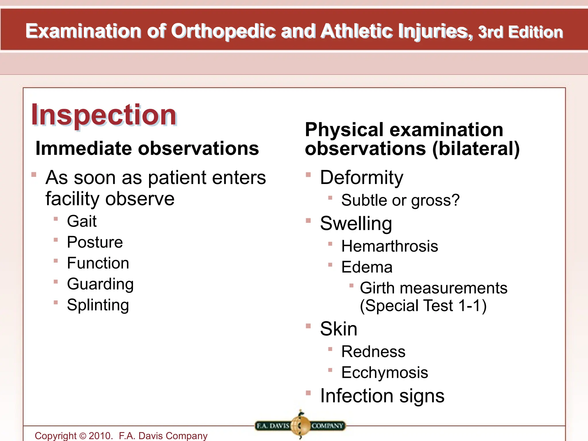 orthopedic examination and rehabilitation | PPTX