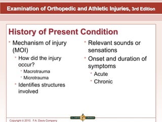 orthopedic examination and rehabilitation | PPTX