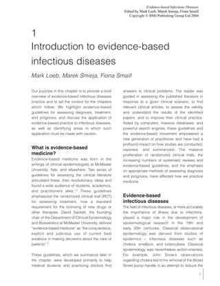 Evidence based Infectious Diseases Second Edition | PDF