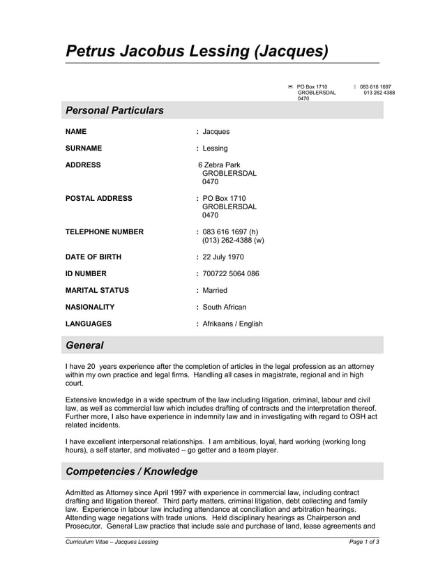 Petrus Jacobus Lessing | PDF