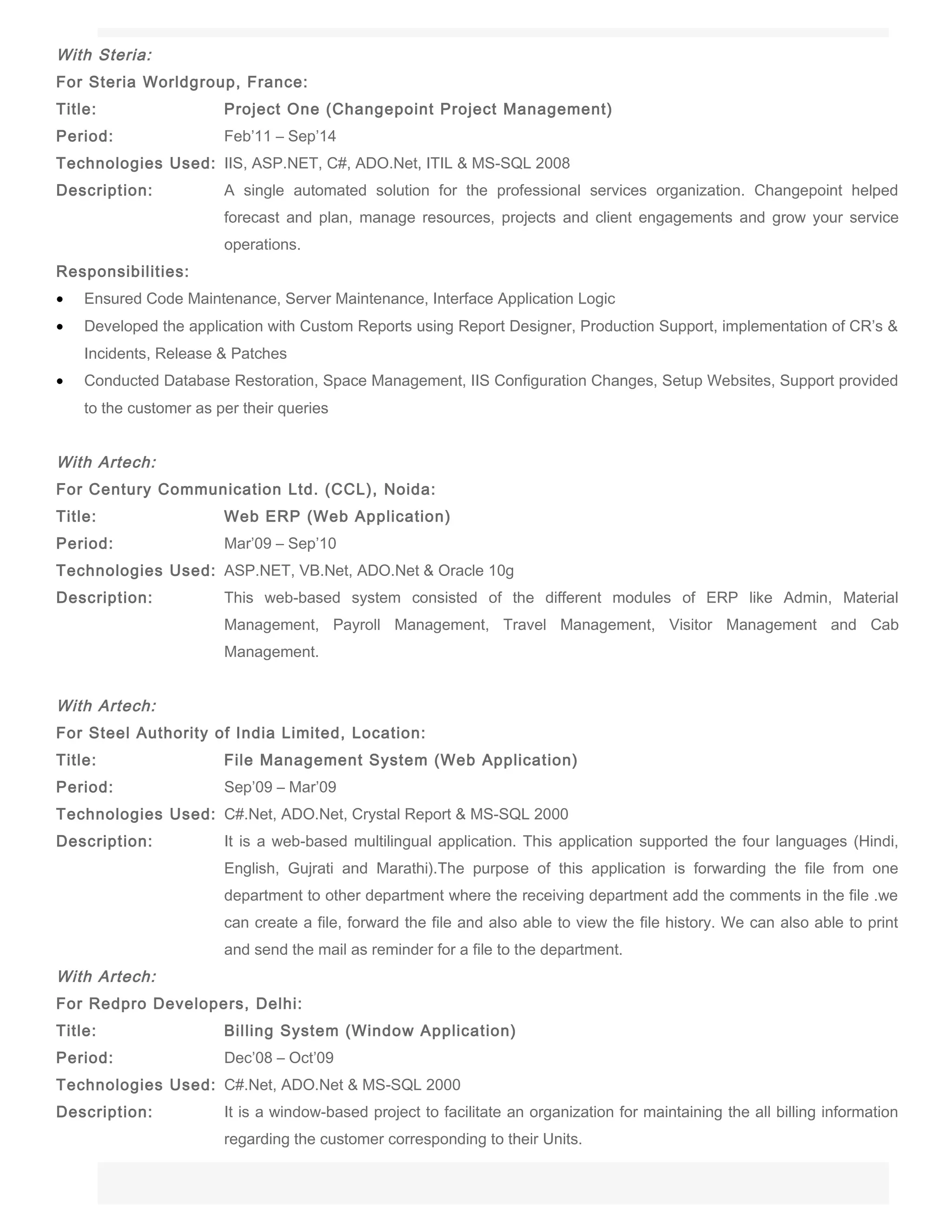 Amit Sharma-Resume | DOC