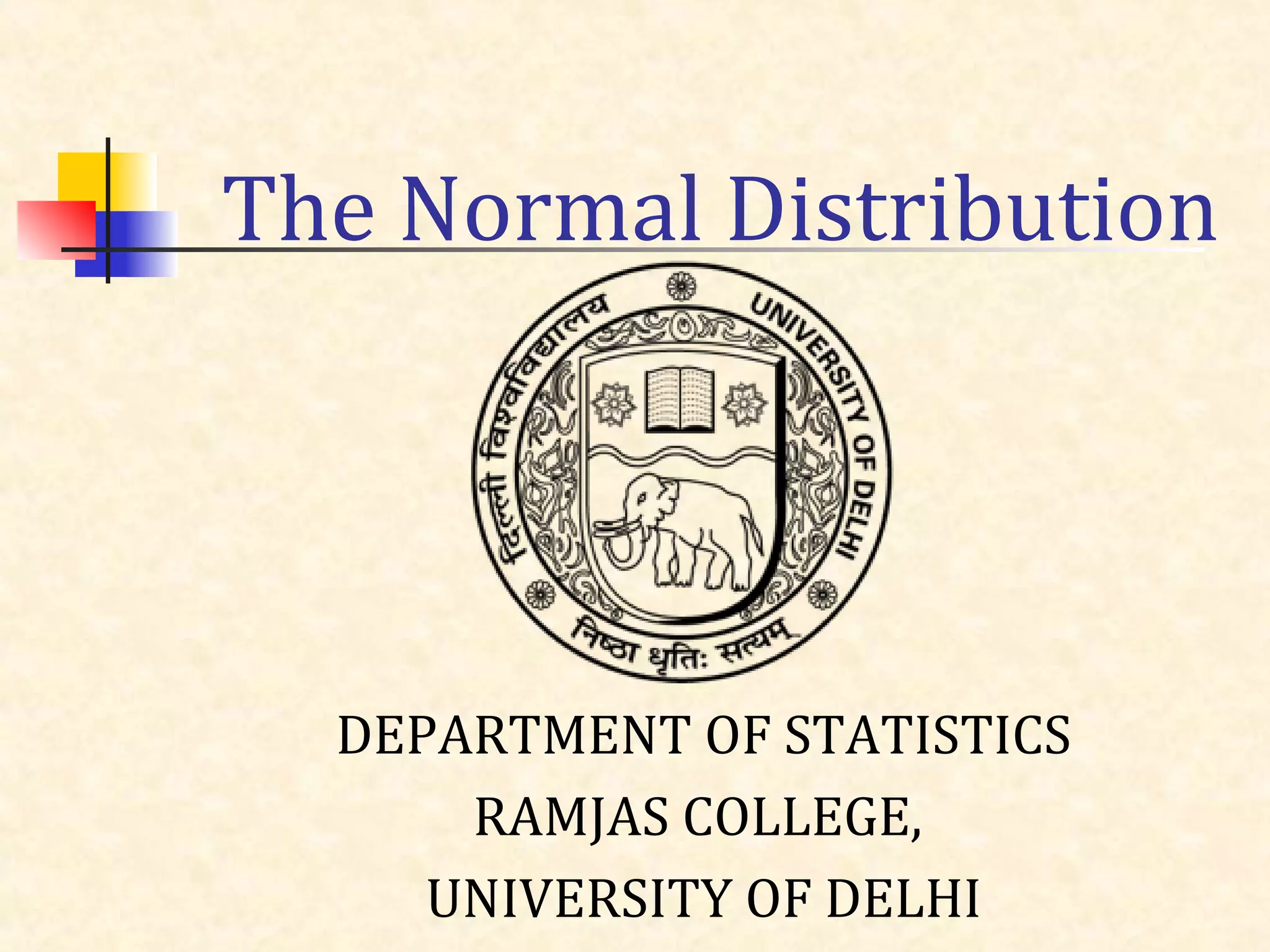 Normal Distribution | PPT
