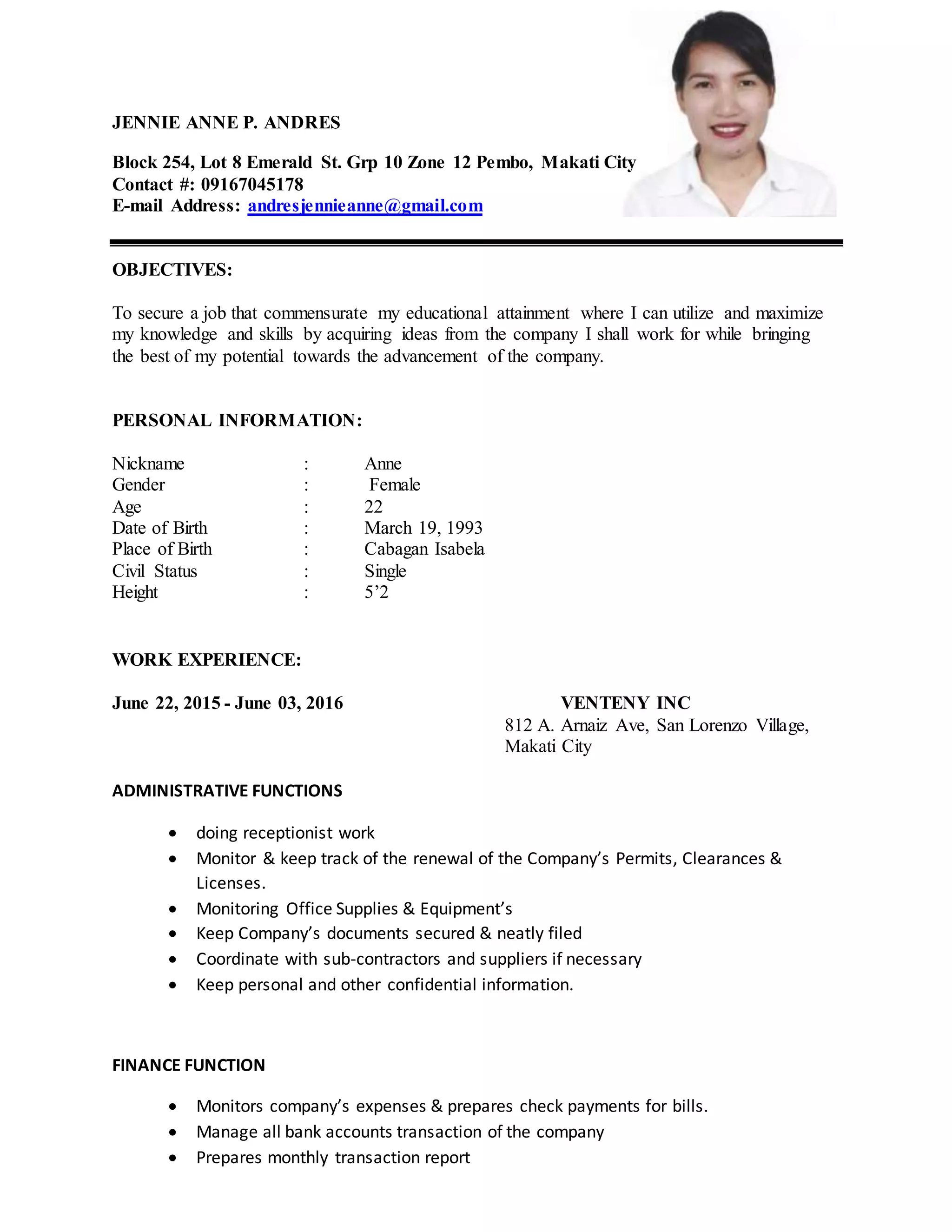 Updated Resume | DOCX | Human Resources | Business