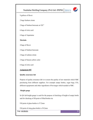 REPORT (PEPSI) FINAL | PDF