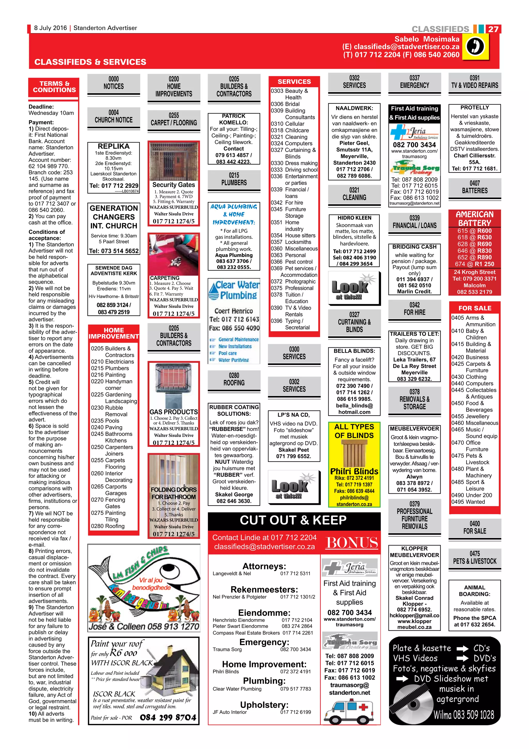 Standerton Advertiser redesign | PDF