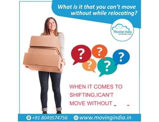 What is it you can't move moving india | PPT