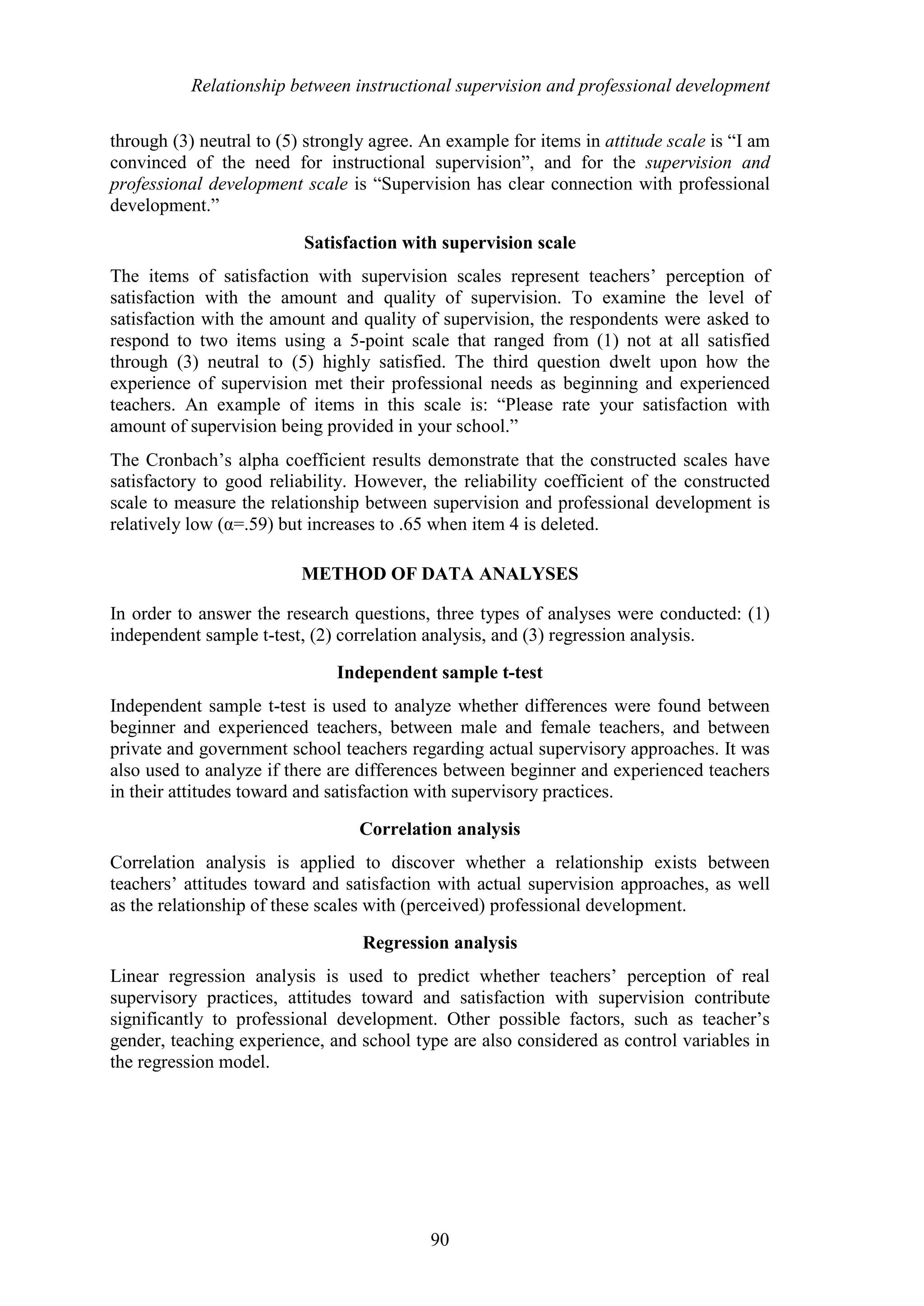 Instructional supervision and its relationship with professional ...