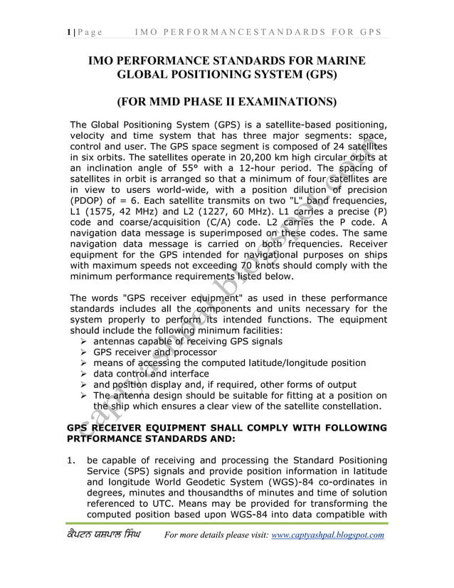 68899162 imo-ps-gps | PDF | Auto Navigation Systems | Auto Technology