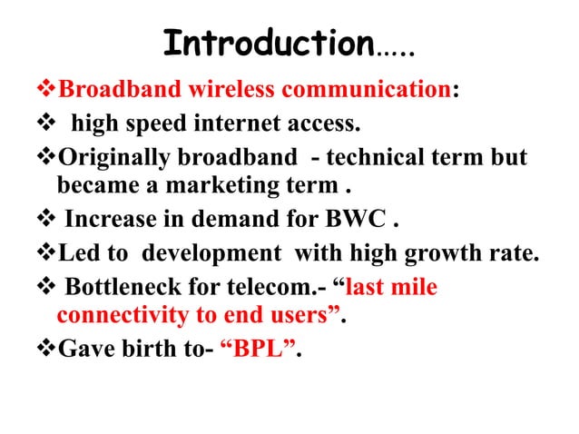 Broadband Powerline Communication | PPT