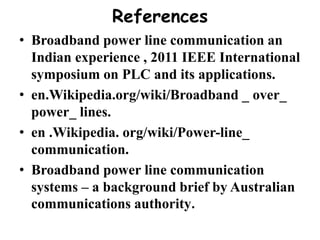 Broadband Powerline Communication | PPTX