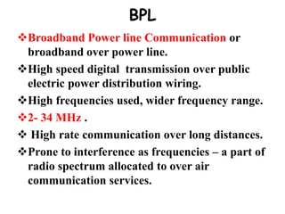 Broadband Powerline Communication | PPTX