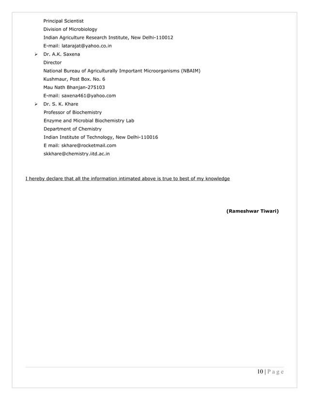 Rameshwar Tiwari CV (2) | PDF