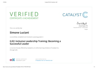 CatalystX ILX2 Certificate _ edX | PPT