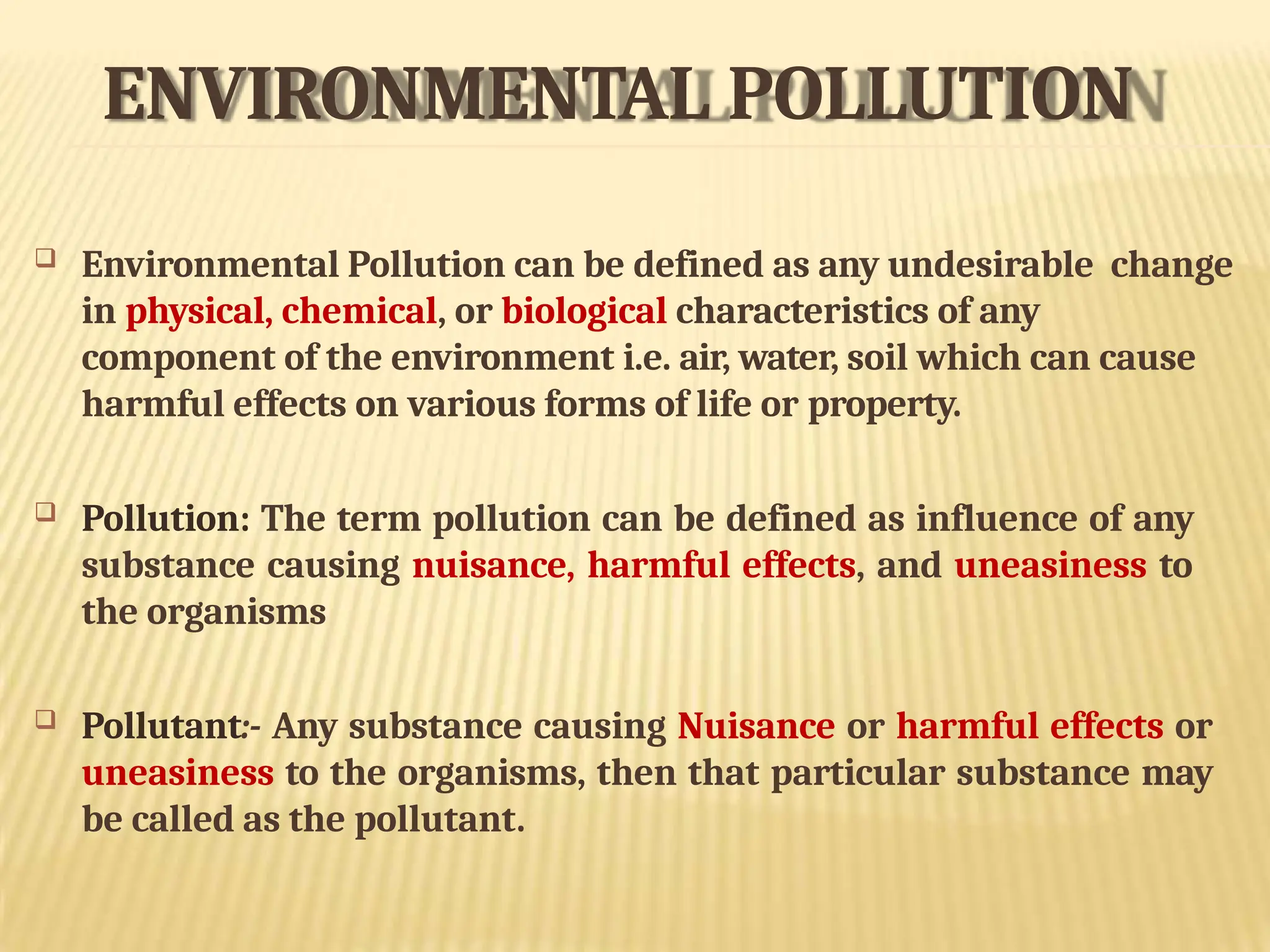 environmental-pollution about how and why the pollution spread | PPT