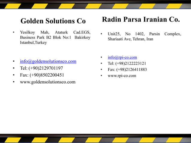 Brochure Golden Solution- R.P.I | PPT