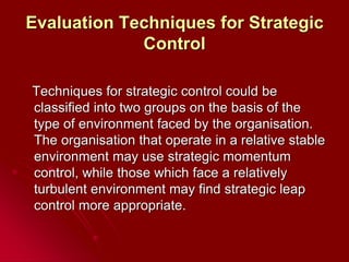 6895776-Strategic-Evaluation-and-Control.ppt | Business Administration ...
