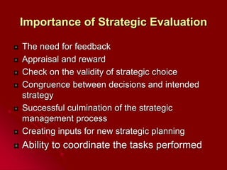 6895776-Strategic-Evaluation-and-Control.ppt | Business Administration ...
