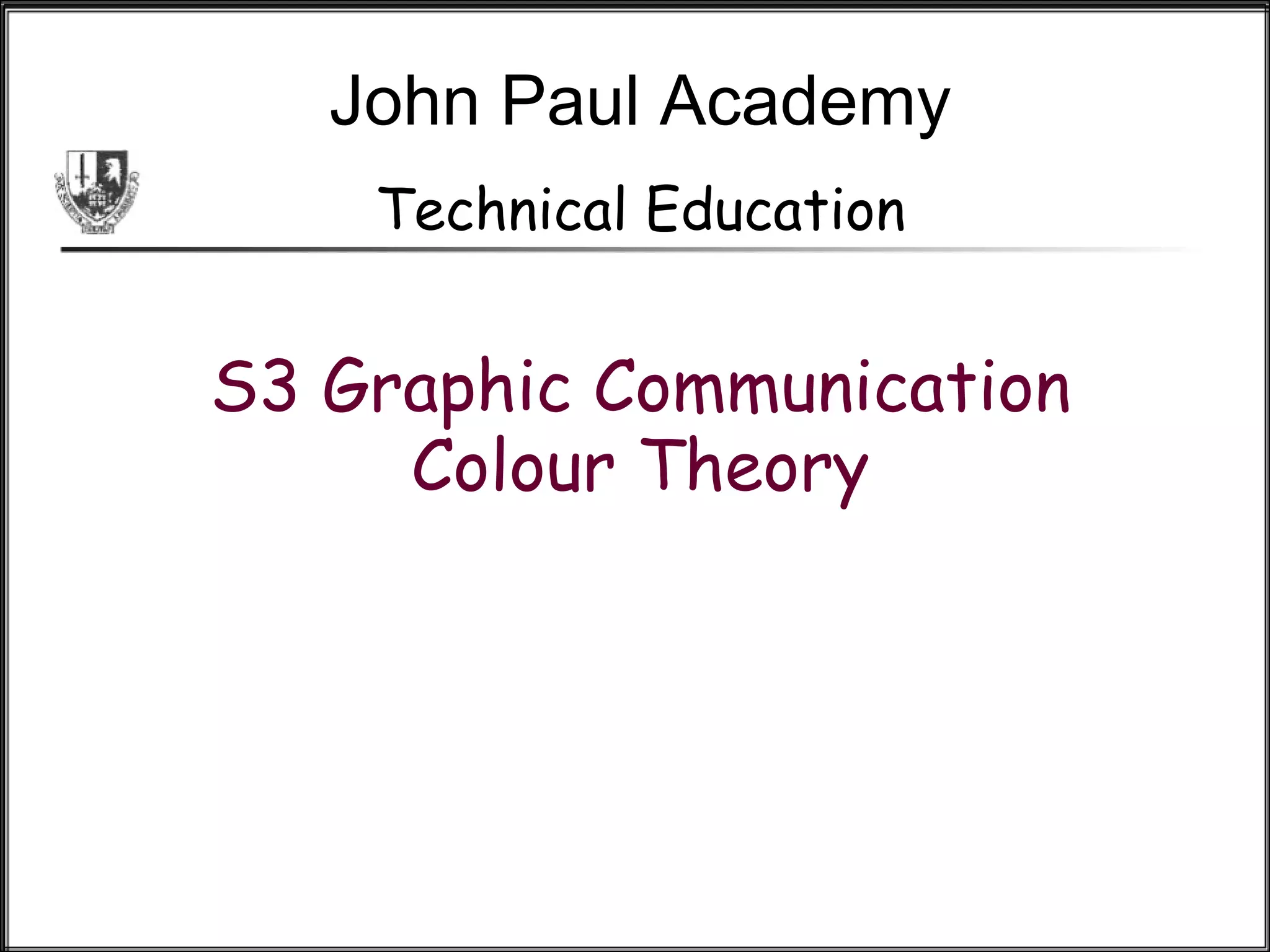 Colour theory presentation | PPT