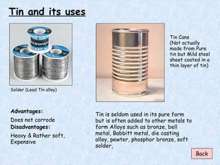 Metals Presentation Study Guide | PPT