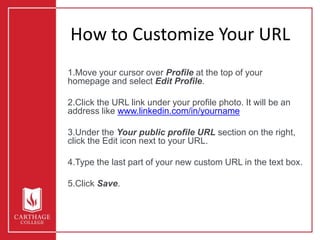 Linkedin - How to create an effective profile | PPTX