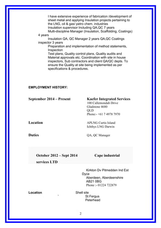 Paul Watling Resume | PDF