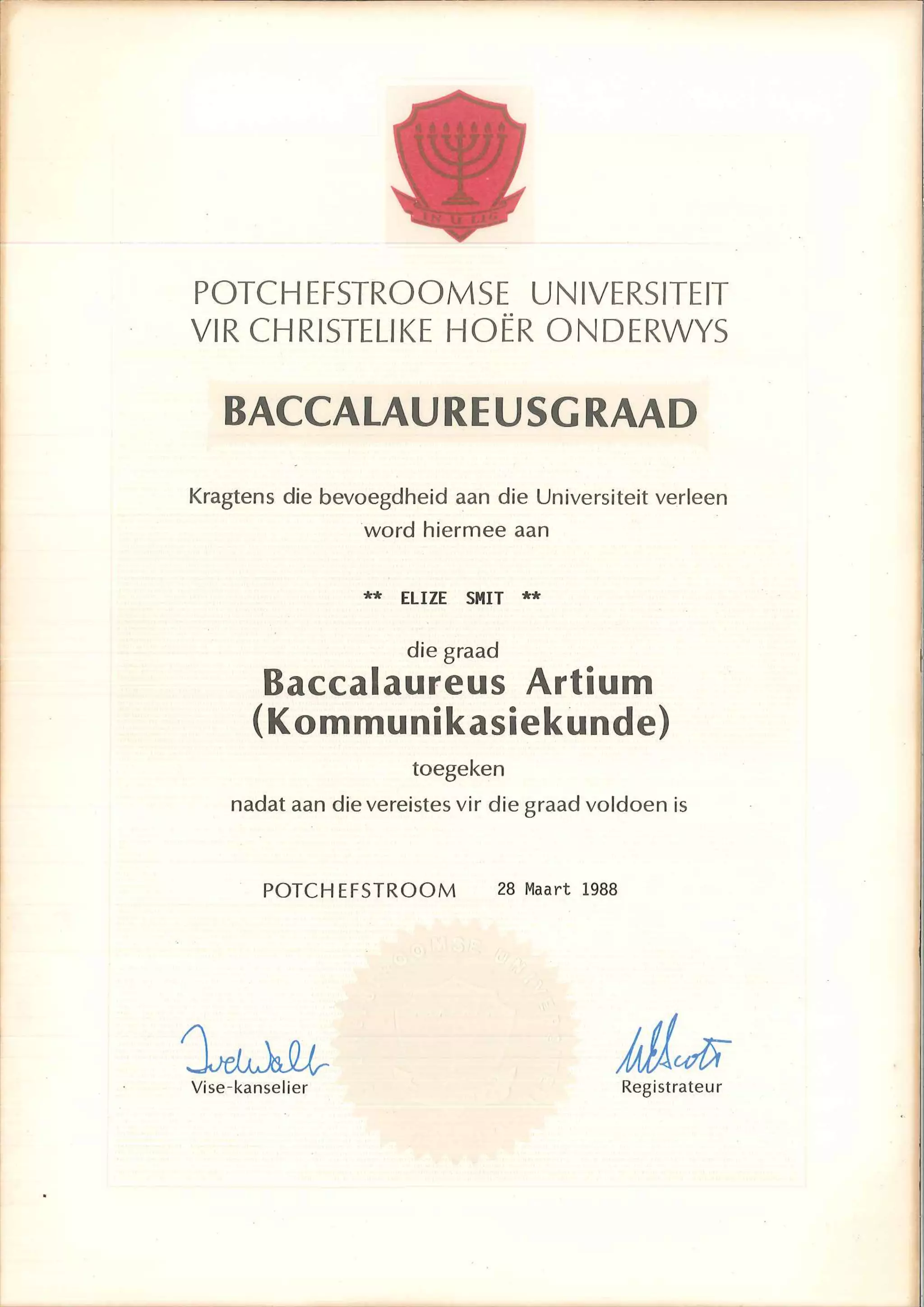 PU BA certificate | PDF