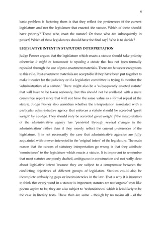 On Statutory Interpretation | PDF