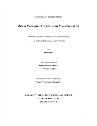 BITS MS- Dissertation Final Report | PDF