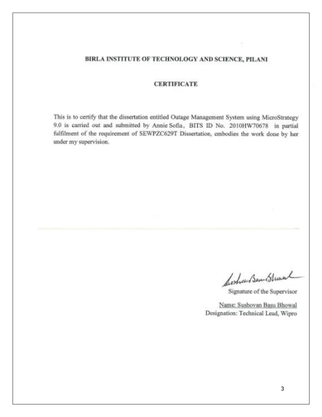 BITS MS- Dissertation Final Report | PDF