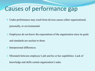 perfomance gap | PPTX