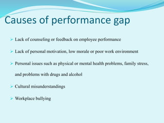 perfomance gap | PPTX