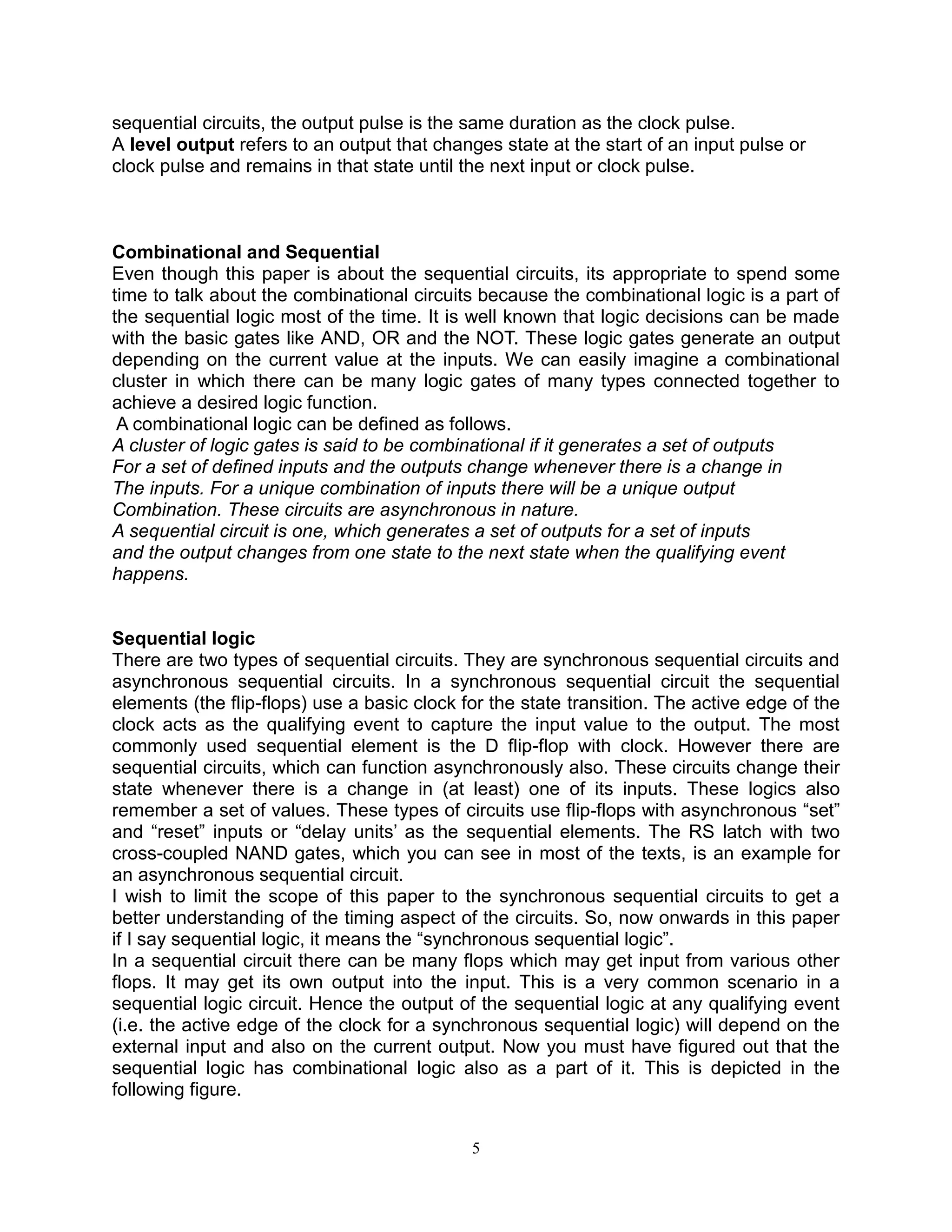 Report on Sequential circuit by Appiah Kubi Bright | PDF