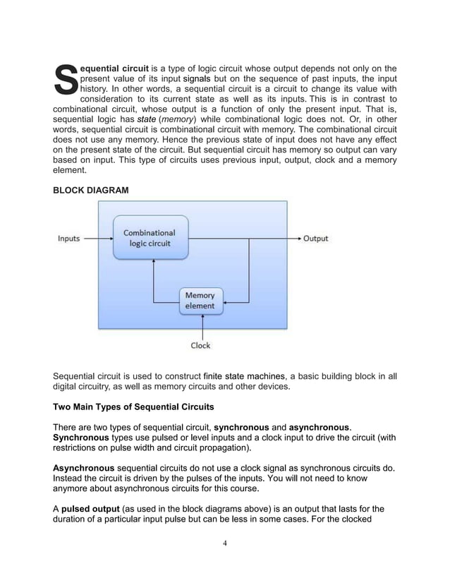 Report on Sequential circuit by Appiah Kubi Bright | PDF | Programming ...