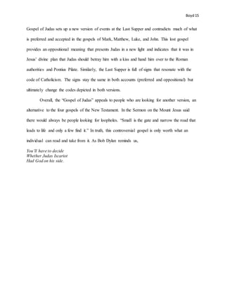 Gospel of Judas | DOCX