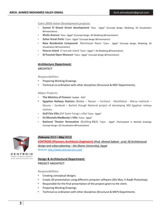 Ahmed Mohamed Saleh- CV- 2016 | PDF