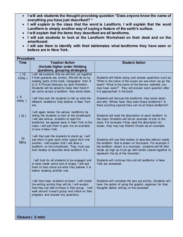 EdTPA Childhood Lesson Plan Template Lesson ALL 3 EdTPA Childhood Lesson Plan Template Lesson ALL 3