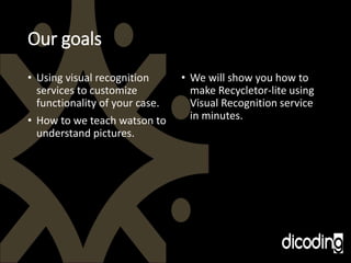Image Recognition service using IBM Watson made easy | PPT