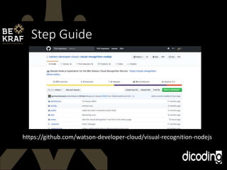 Image Recognition service using IBM Watson made easy | PPT