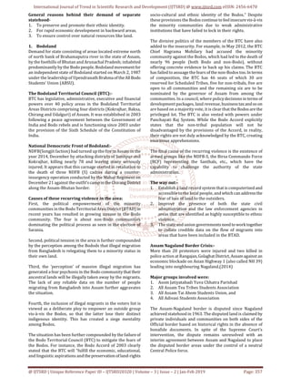 An Overview of Conflict and Insurgency with Special Reference to Assam ...
