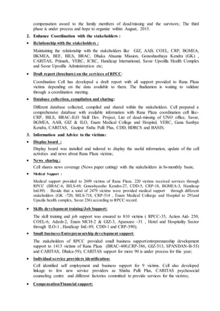 R.29.Progress Report of RPCC, July, 2015 | PDF