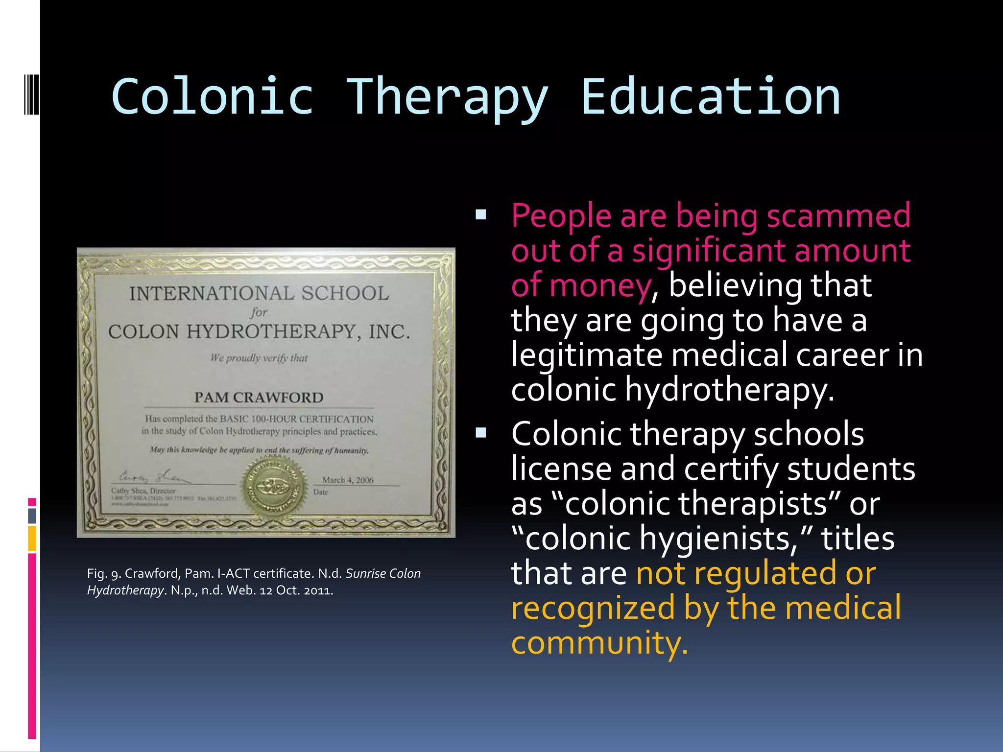 ColonicHydrotherapy | PPTX