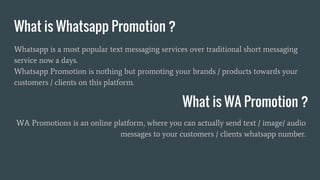 WA Promotion | PPT