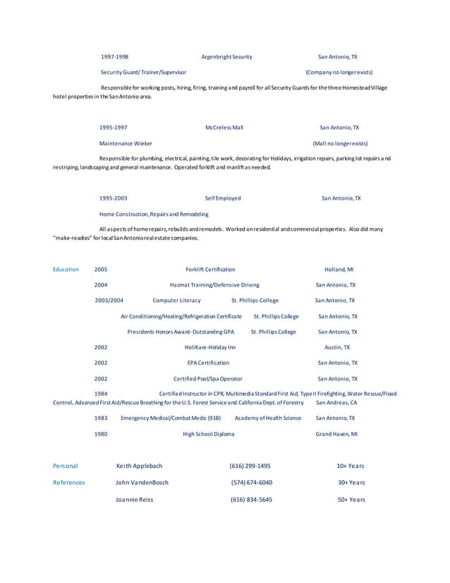 Brad's Resume2 | PDF