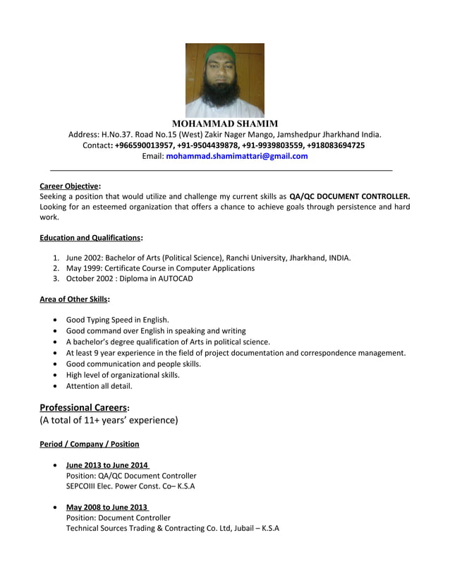 Muhammad Shamim up date | PDF