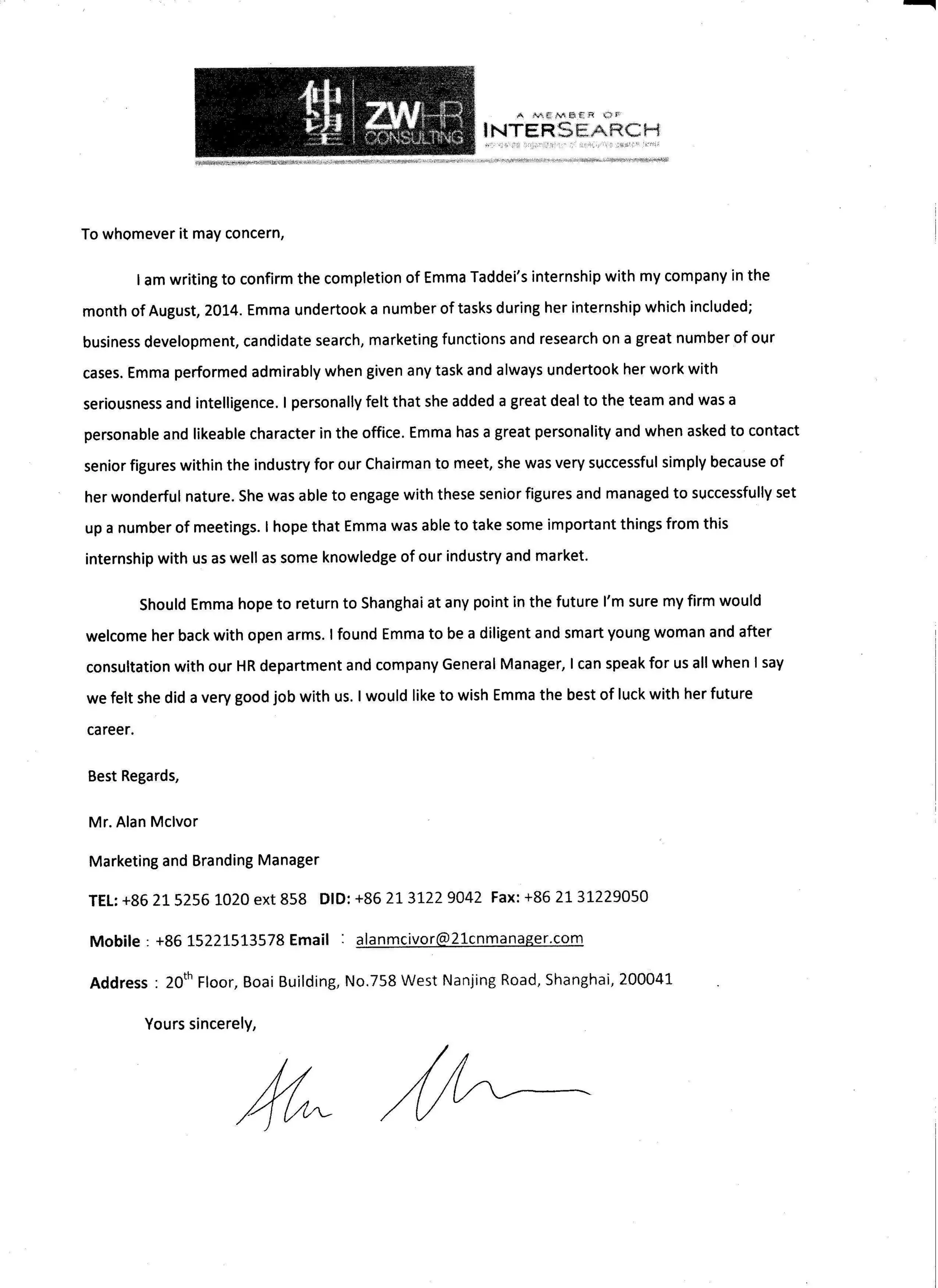 Reference letter | PDF