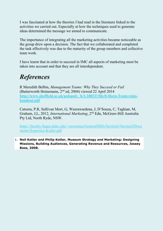 Anthi Creative Project IMC | PDF